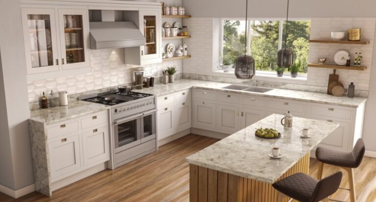 Snow Fall Granite Countertops in Atlanta - MC Granite Countertops