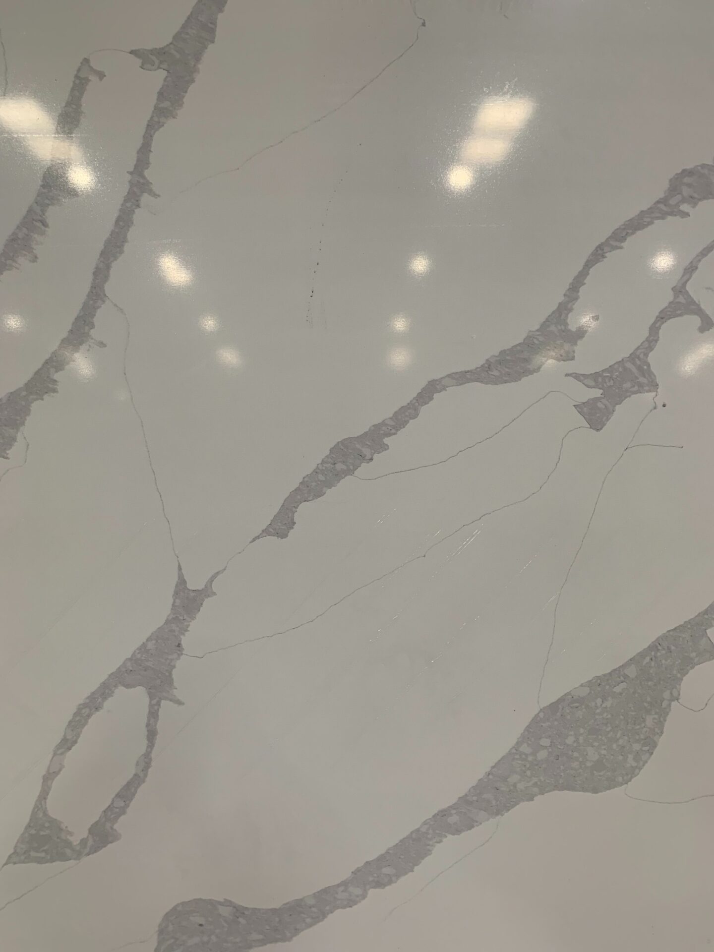 Calacatta Colossus Polished Quartz Countertops in Atlanta- MC Granite ...