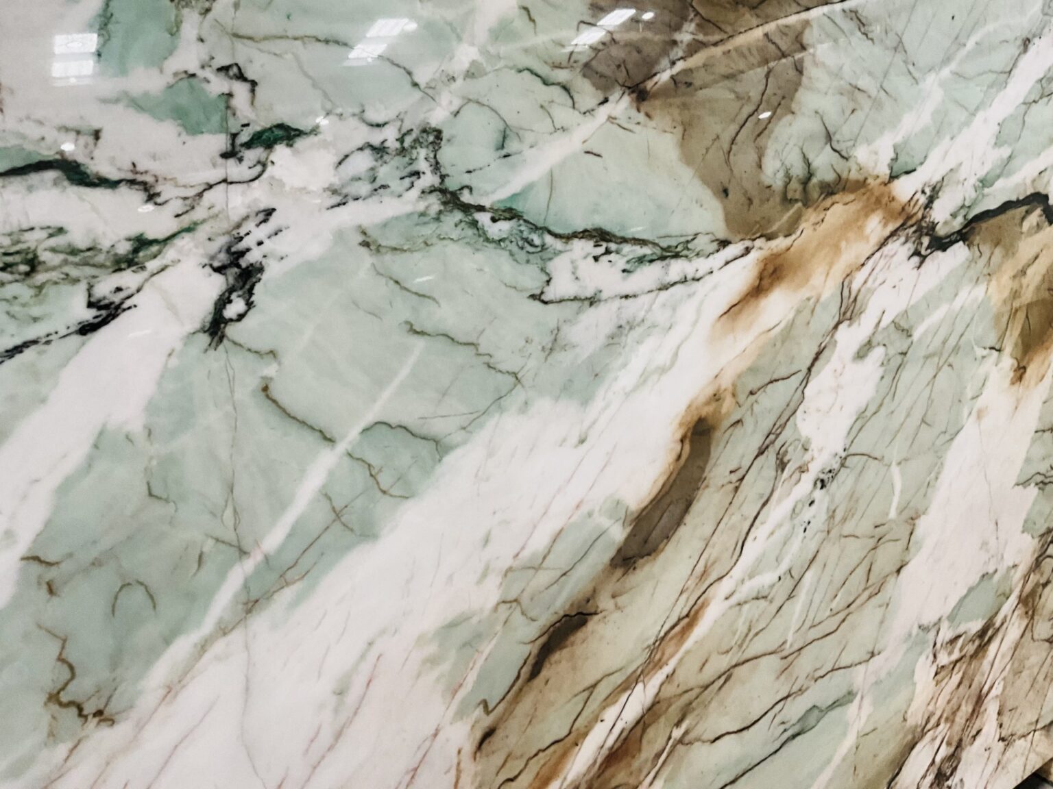 Turquoise Tiffany Quartzite Countertops Atlanta - MC Granite Countertops