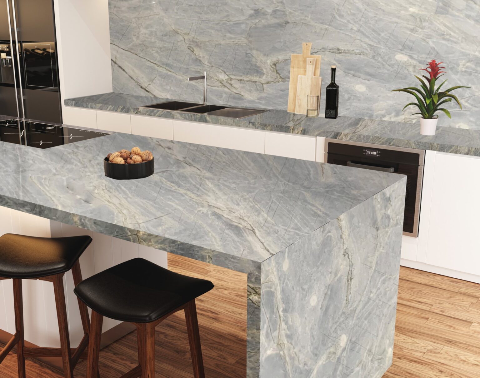 Mystic Blue Quartzite Countertops in Atlanta GA - MC Granite Countertops