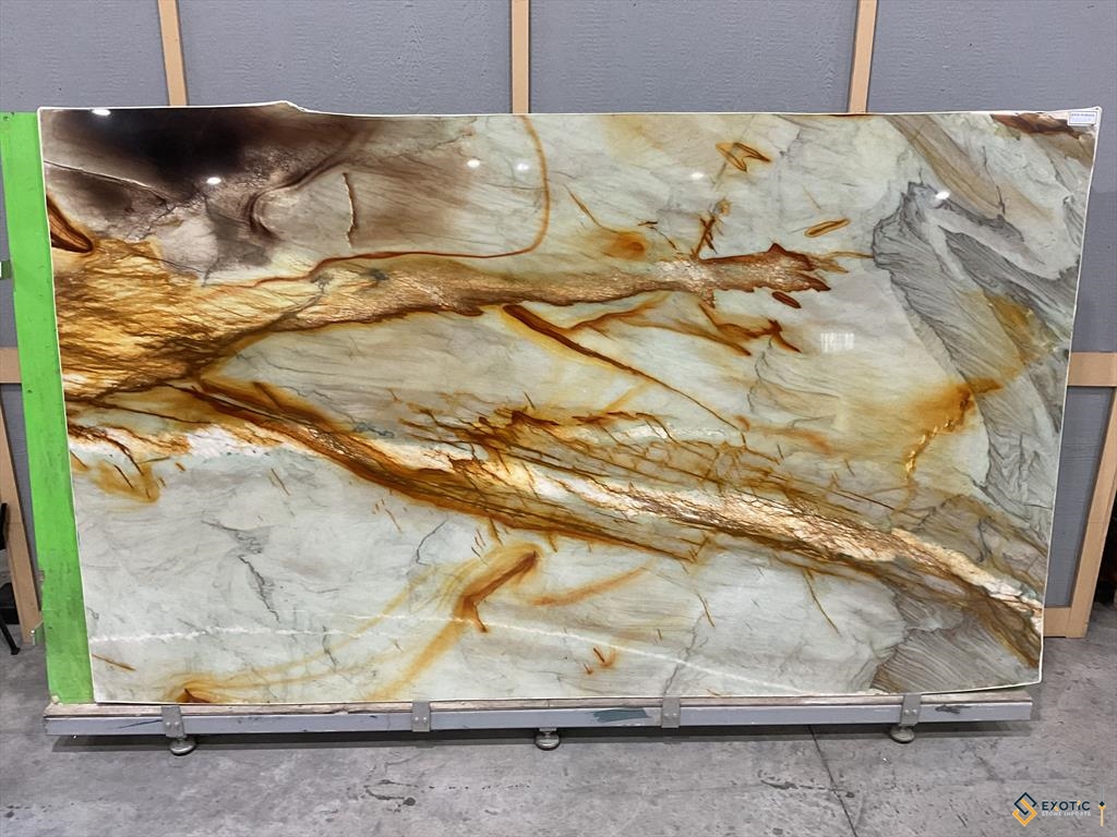 Botanic Gold Quartzite Countertops in Atlanta- MC Granite Countertops